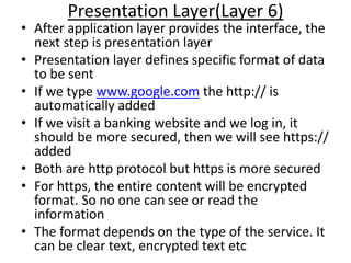 Osi model layers | PPT