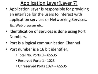 Osi model layers | PPT