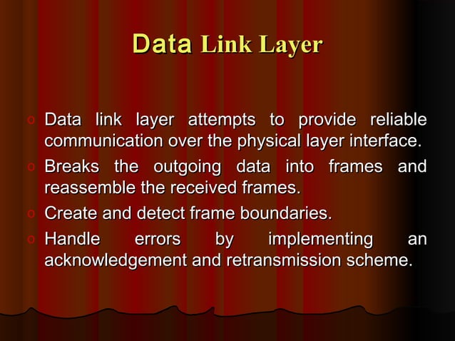 Osi Network Model Ppt Ppt Computer Networking Computing