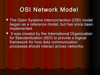 OSI Network model ppt | PPT