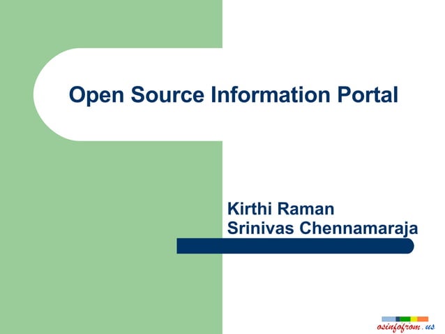 Open Source Info From Us | PPT