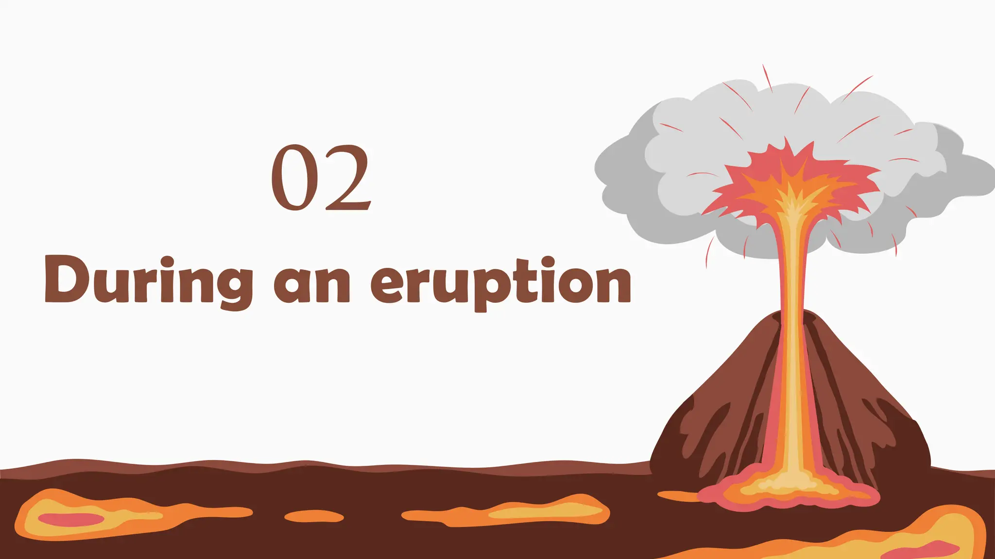 Before, during and after volcanic eruption | PPTX