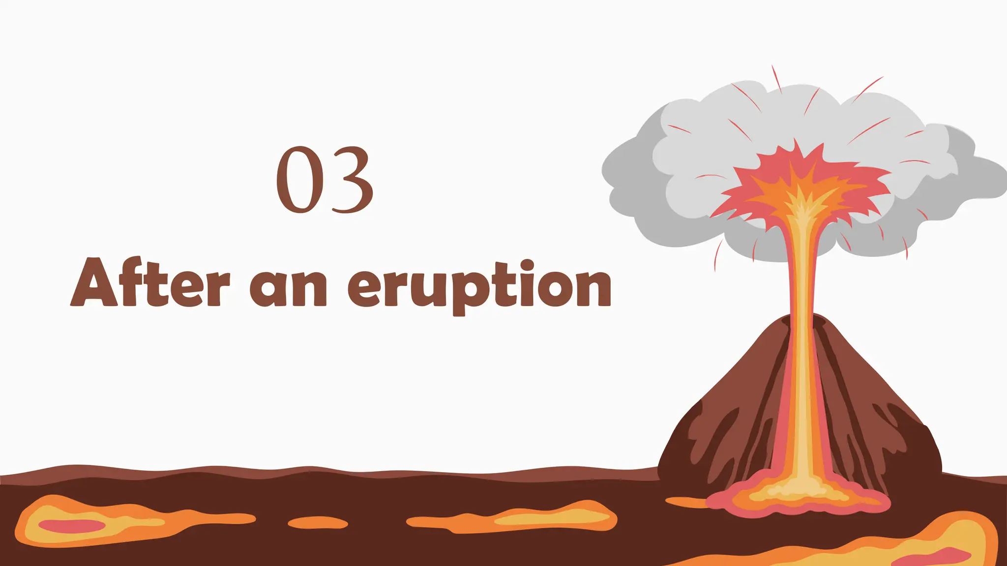 Before, during and after volcanic eruption | PPTX