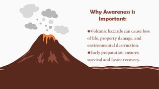 Before, during and after volcanic eruption | PPTX