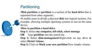 Operating system and installation | PPTX