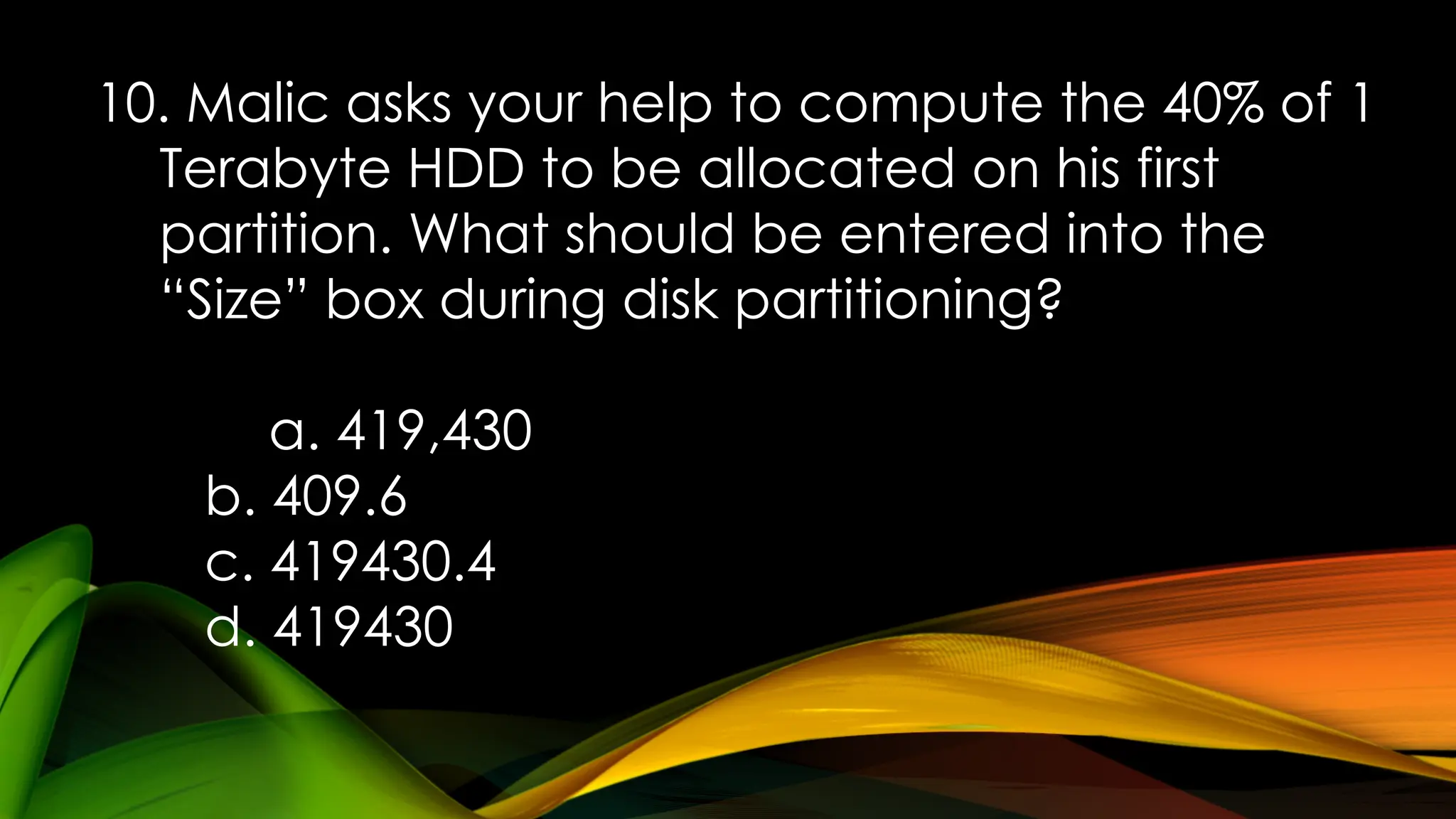 OS Installation with Disk partitioningppt.pptx | Operating Systems | Computer Software and ...