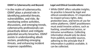 A brief of Osint and its uses in cyber crime.pptx