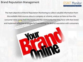 Brand Reputation Monitoring Tools | PPT