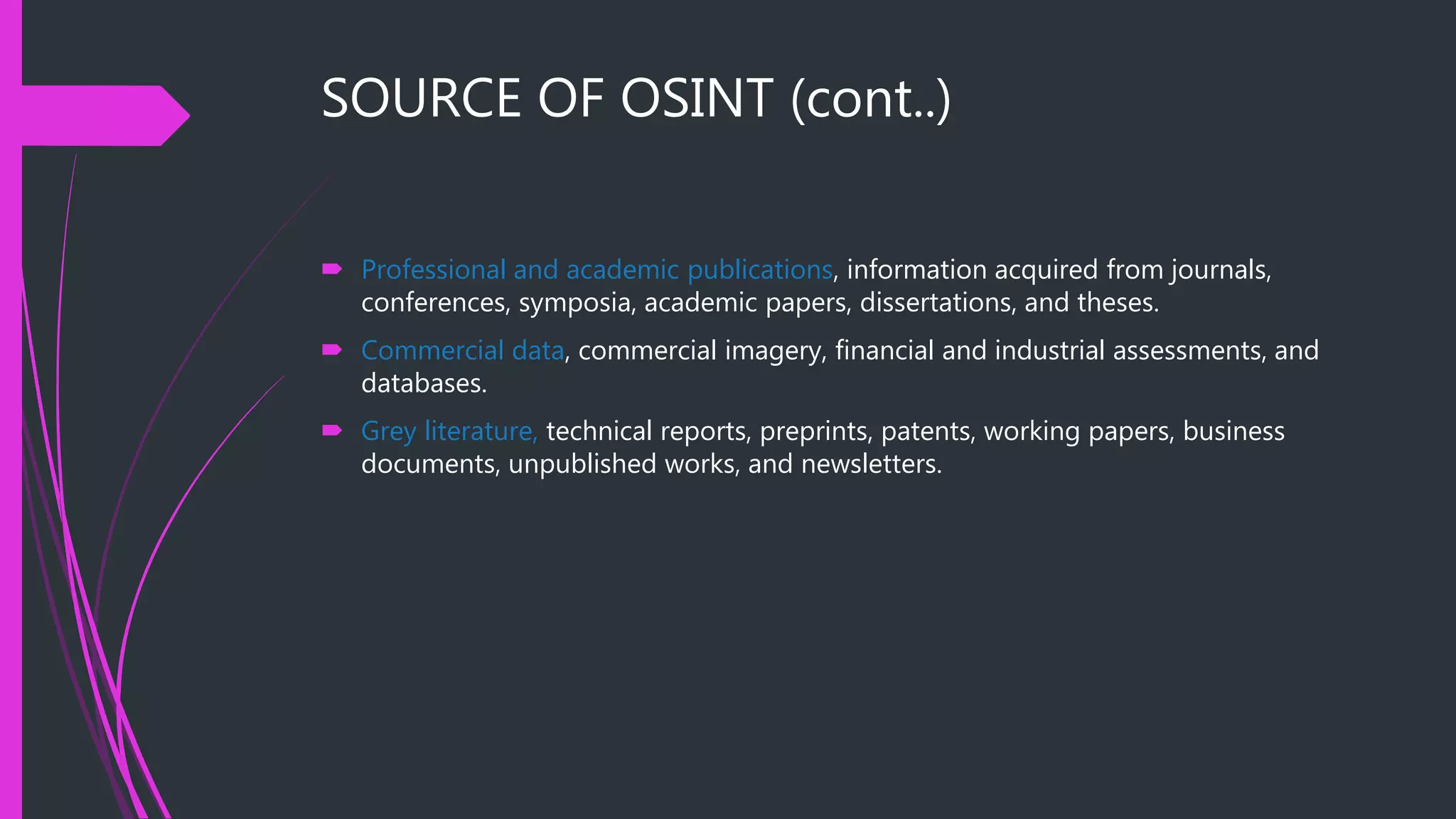 Osint {open source intelligence } | PPTX