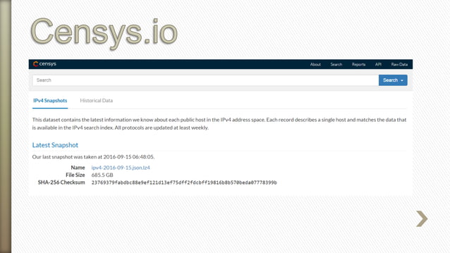 OSINT tools for security auditing with python | PPT