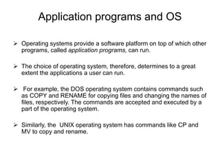An introduction to operating syste- Windows, Linux etc | PPT