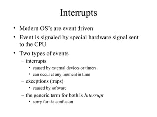Os introduction | PPT