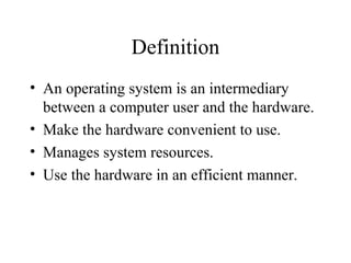 Os introduction | PPT