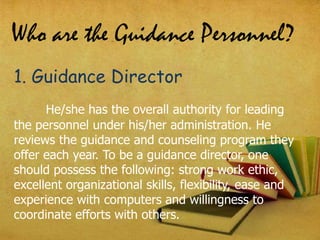 Osio guidance personnel | PPTX