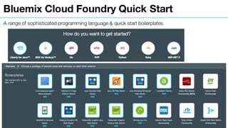 Deliver on your innovation goals with IBM Bluemix | PPT