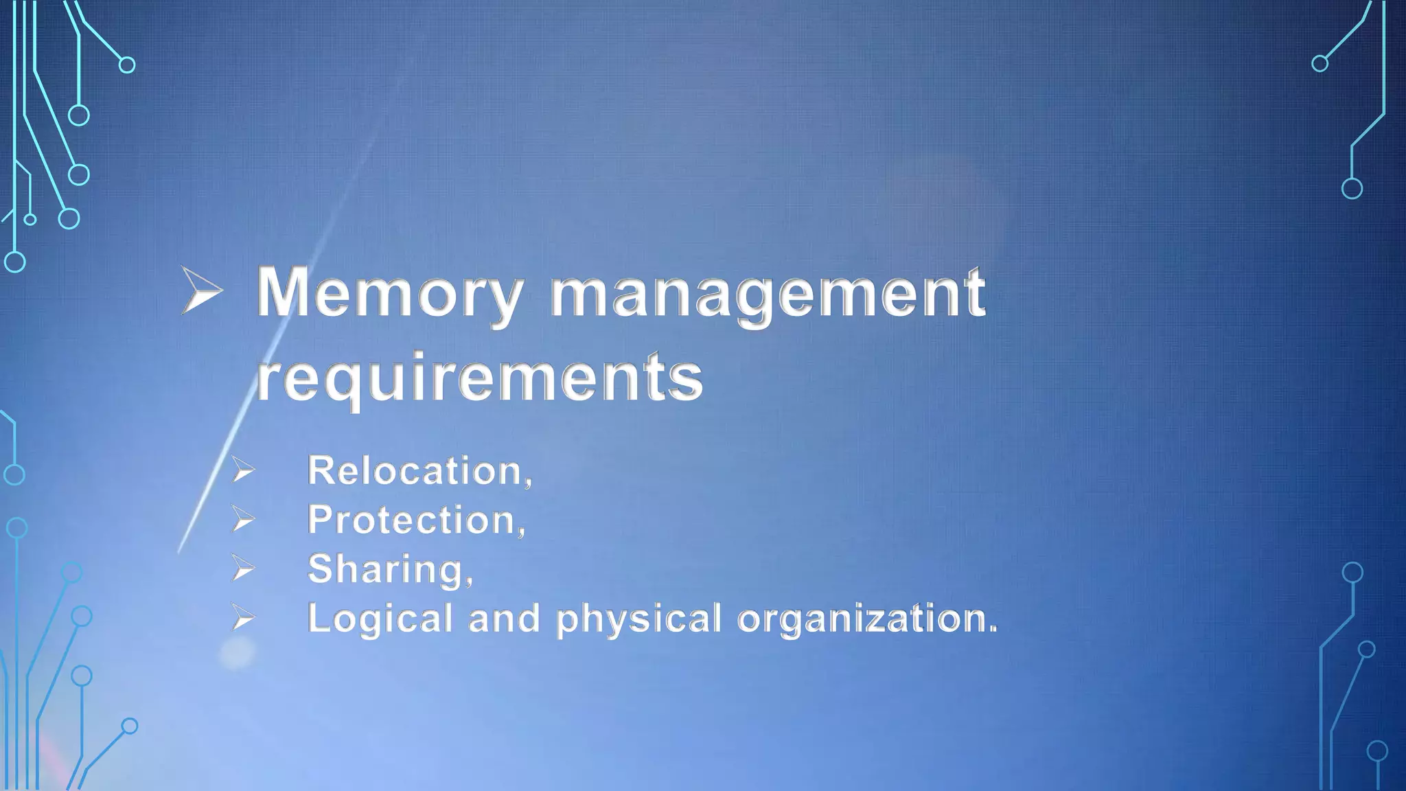Memory management | PPT