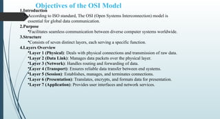 OSI reference model and the TCP/IP reference model | PPT