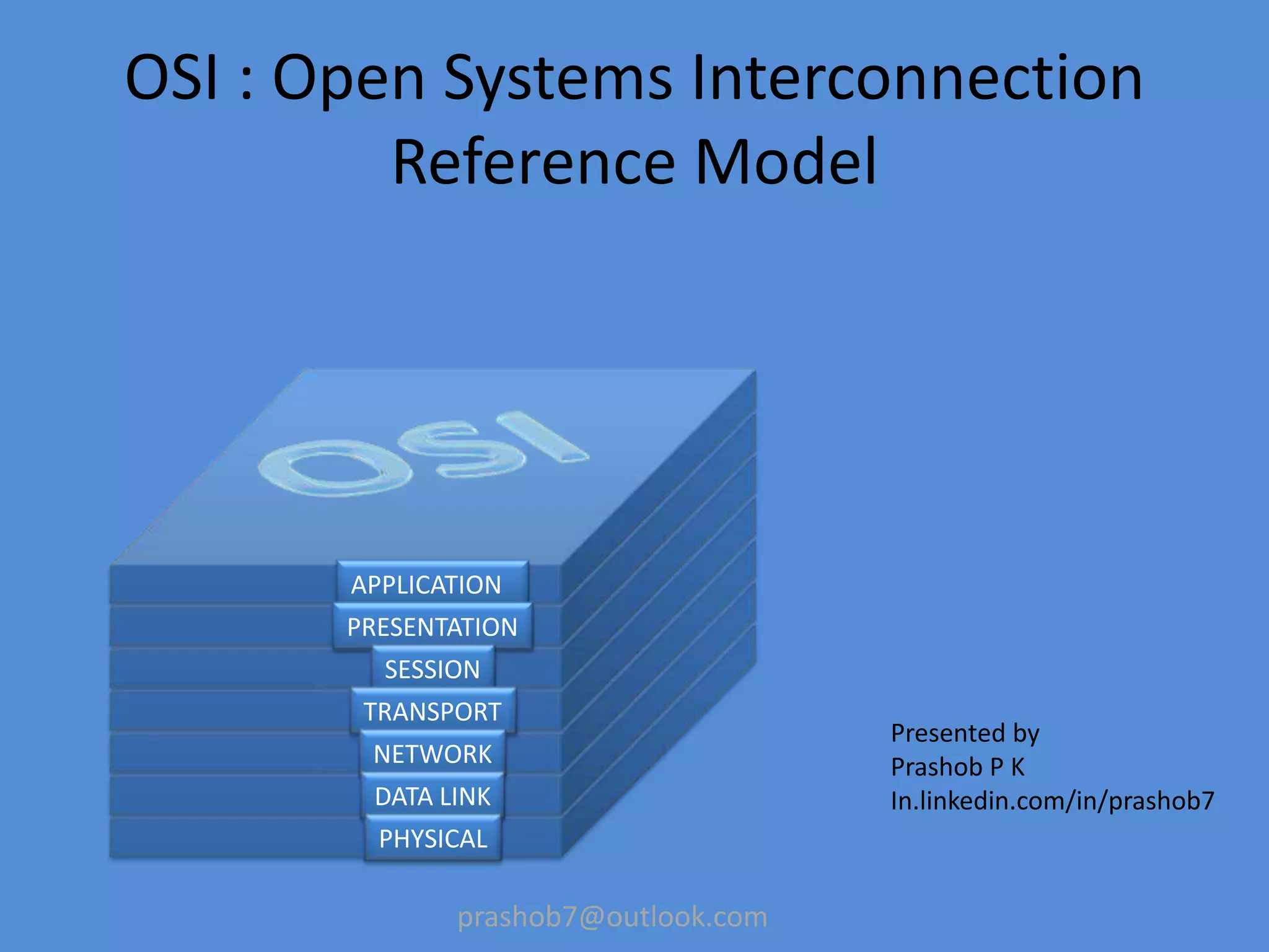 Osi reference model | PPT