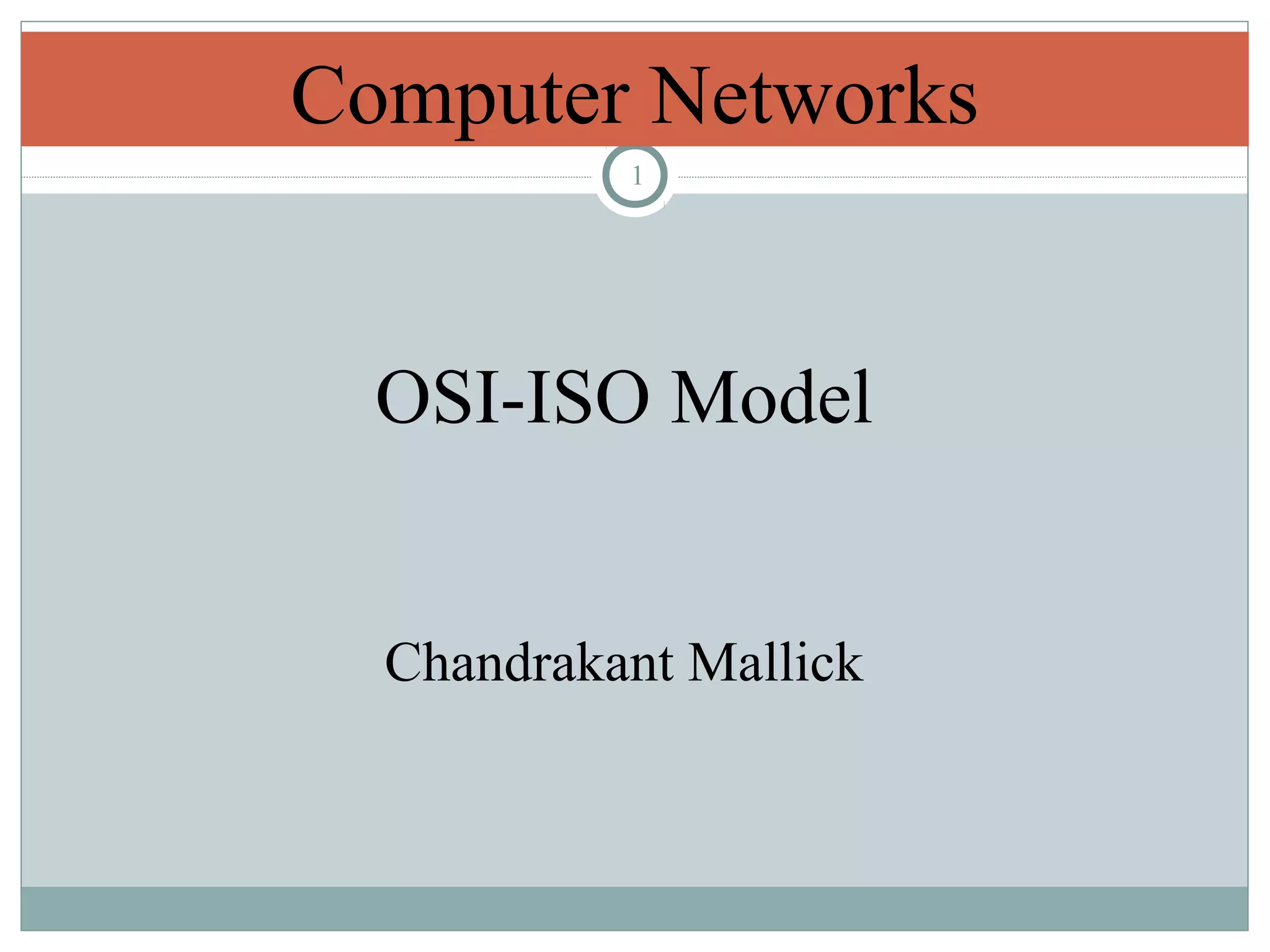 OSI Network Reference Model | PPT
