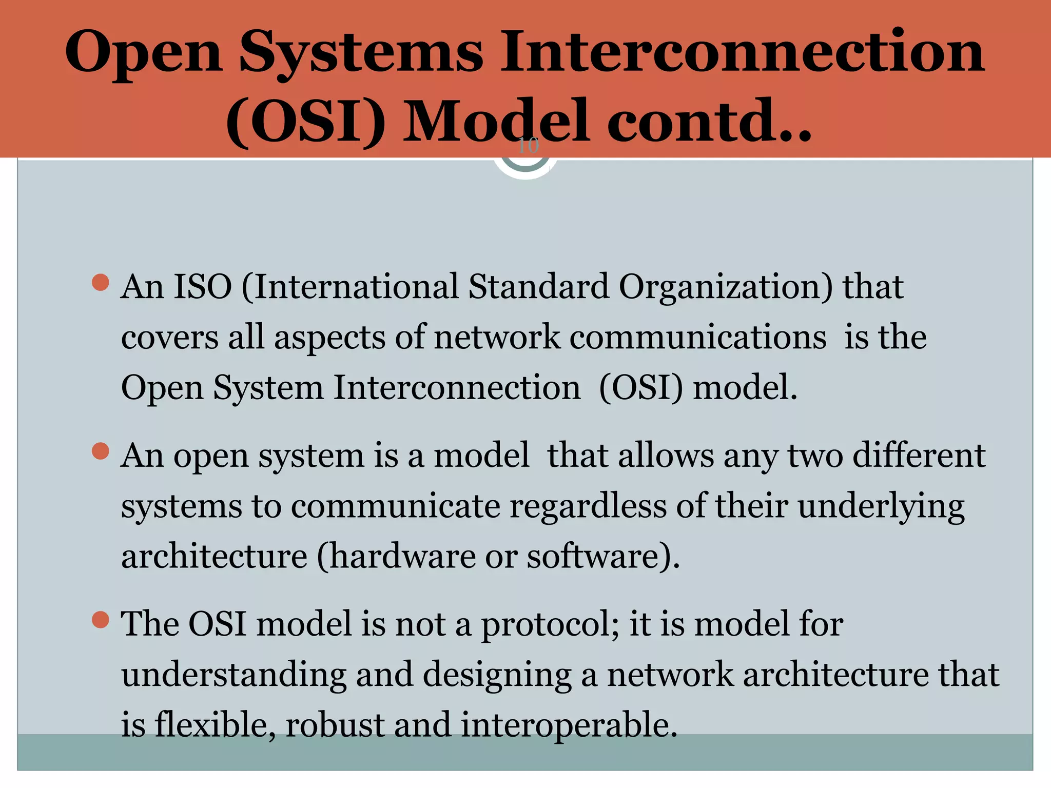 OSI Network Reference Model | PPT