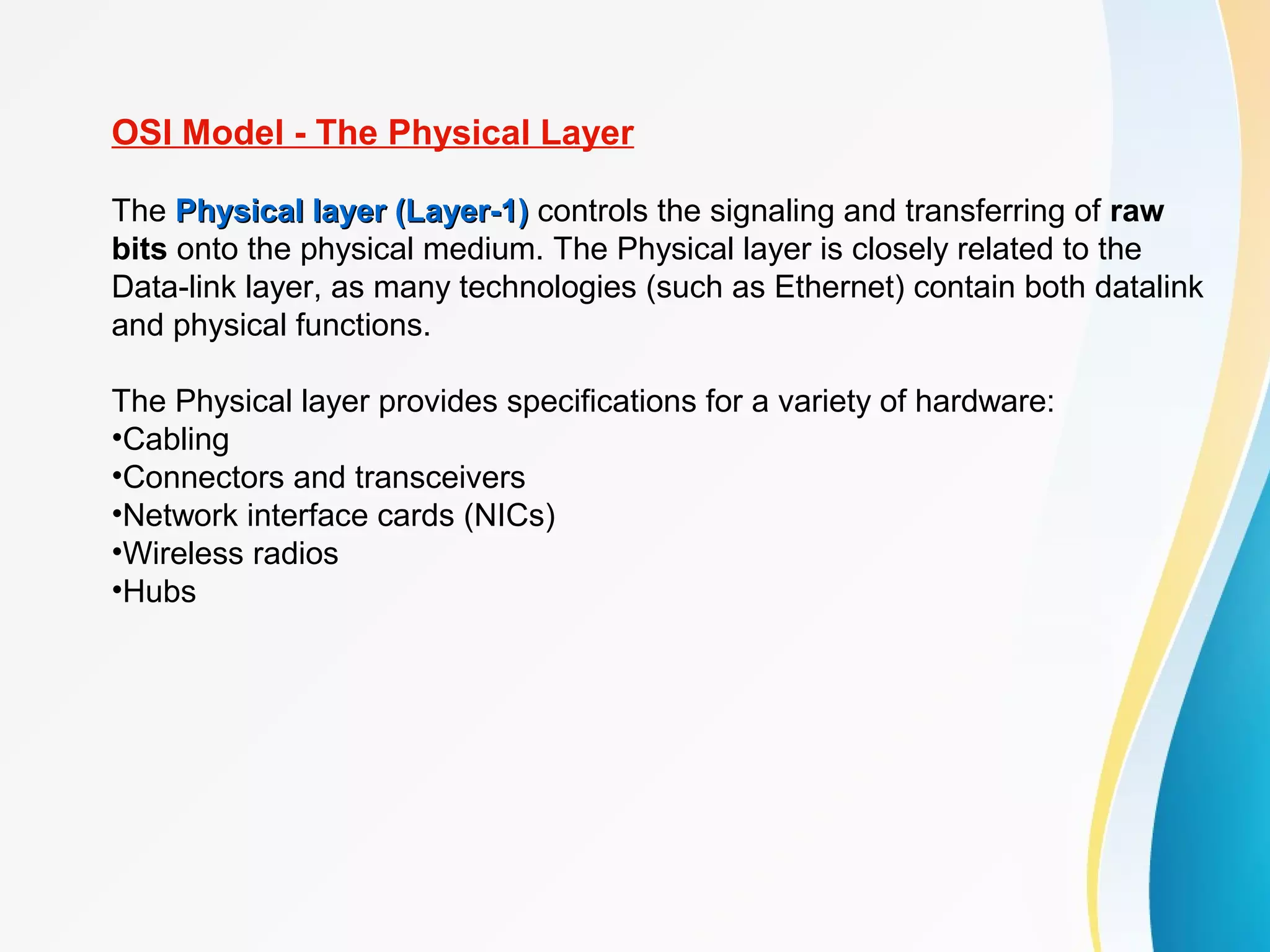 Osi reference model | PPT