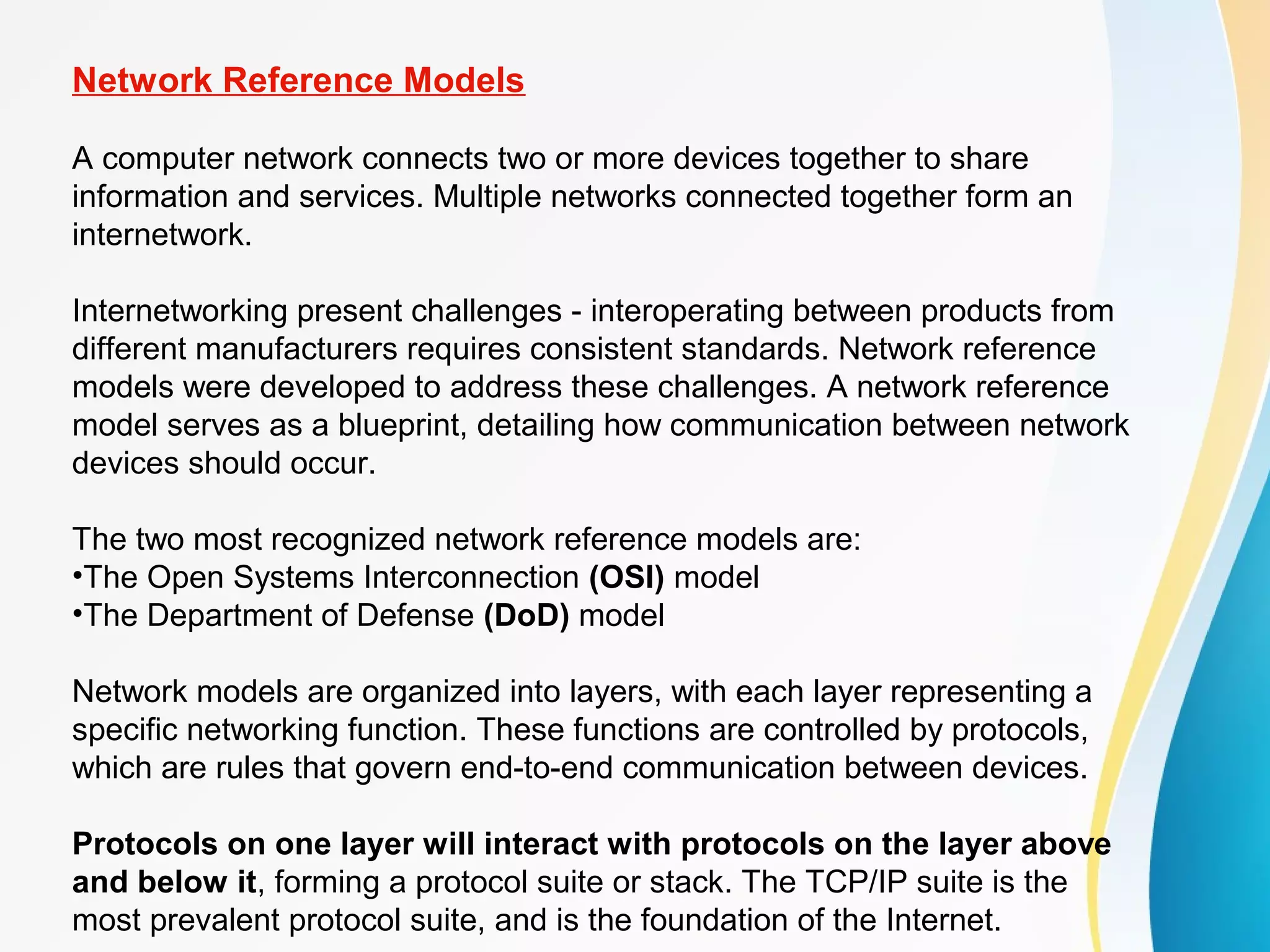 Osi reference model | PPT