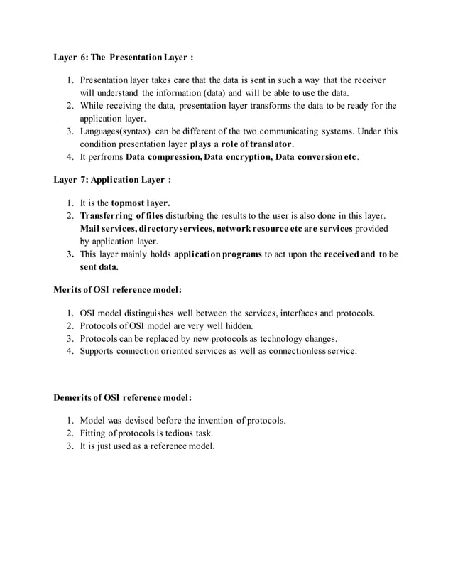 OsI reference model | PDF