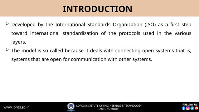 OSI Reference Model and its operation .pptx