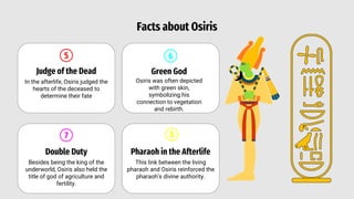 God of Egypt Osiris the god of afterlife .pptx