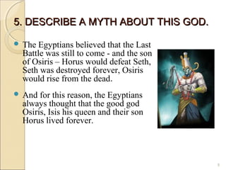Osiris acient egypt assignment | PPT