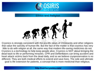 Osiriscryonics | PPT