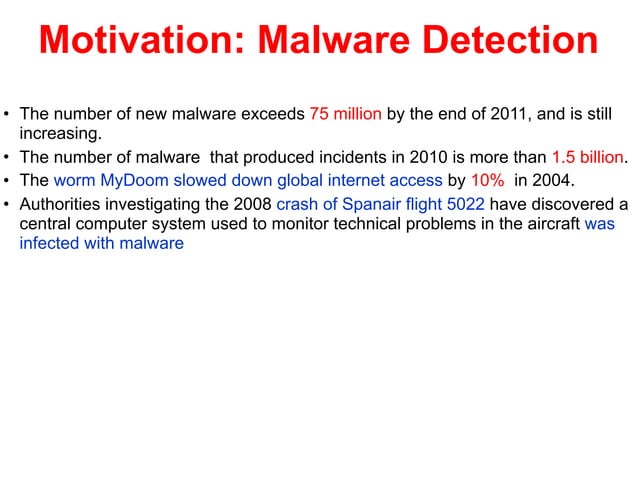 Model-checking for efficient malware detection | PPT