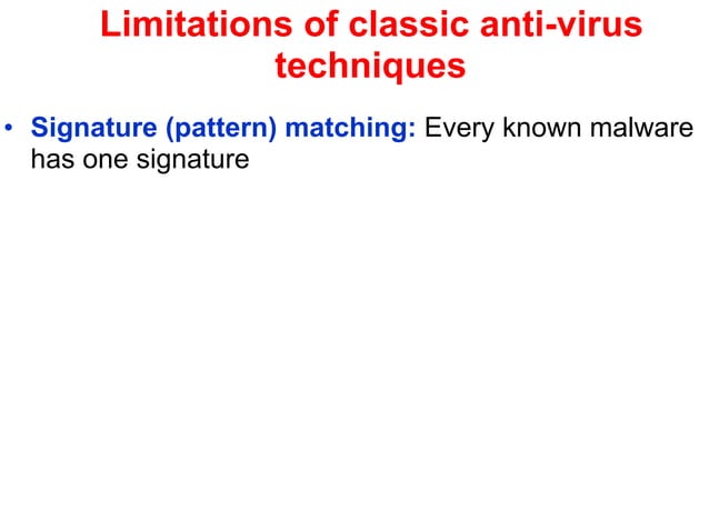 Model-checking for efficient malware detection | PPT