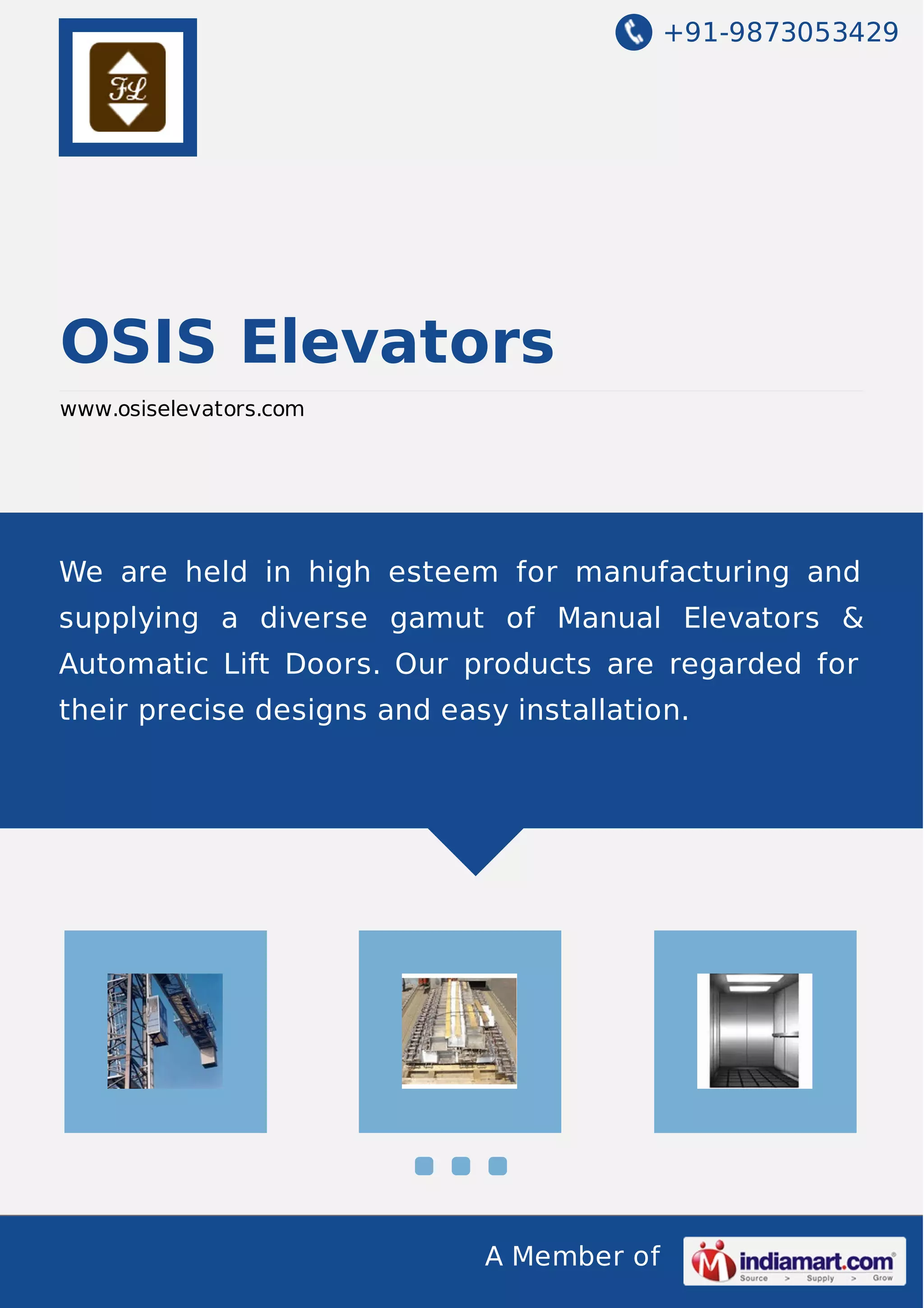 Osis elevators | PDF