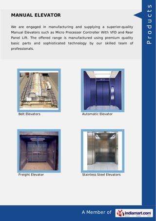 Osis elevators | PDF