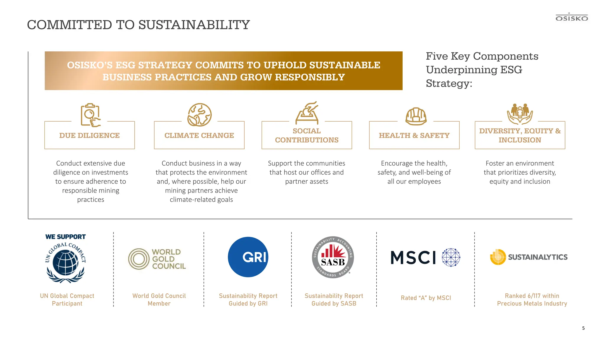 Osisko Gold Royalties Ltd - Corporate Presentation, November 2023 | PDF