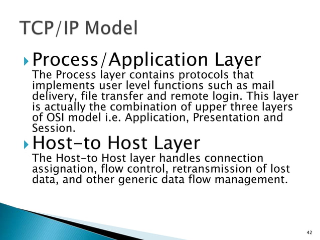 OSI and TCPIP Model | PPTX