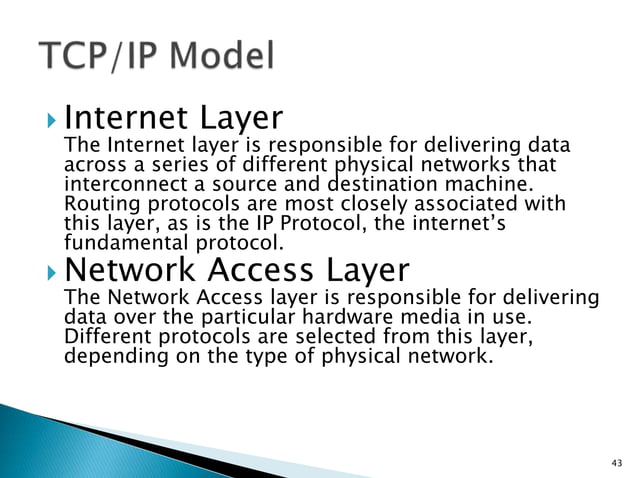 OSI and TCPIP Model | PPTX