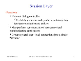 OSI_TCPIP_layers and differences between them | PPT