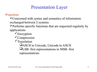 OSI_TCPIP_layers and differences between them | PPT