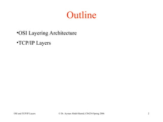 OSI_TCPIP_layers and differences between them | PPT