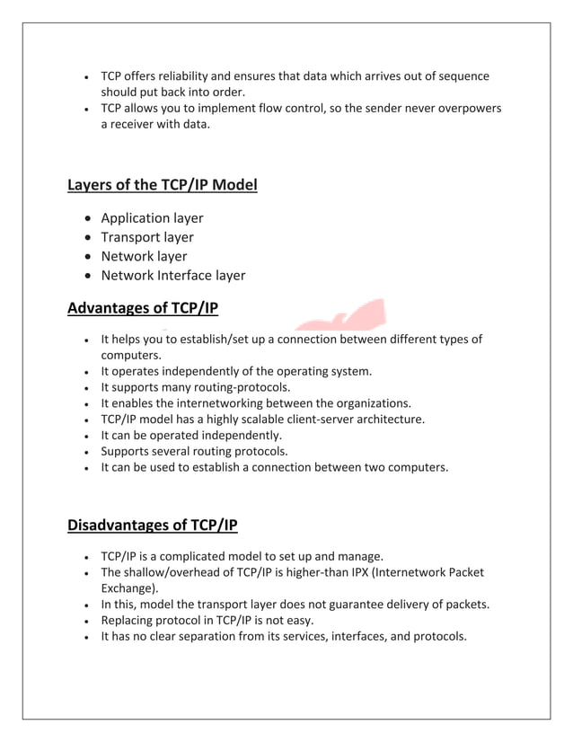 OSI & TCP/IP Model | PDF