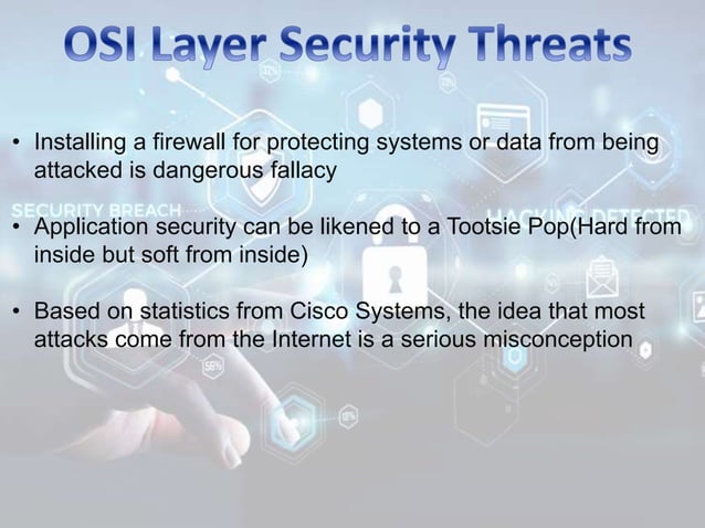 Security Threats At Osi Layers Pptx Computing Technology And Computing
