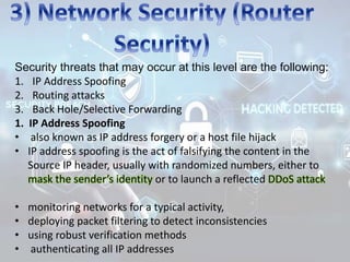 Security Threats at OSI layers | PPTX