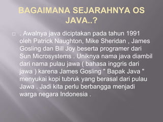 Os java | PPTX