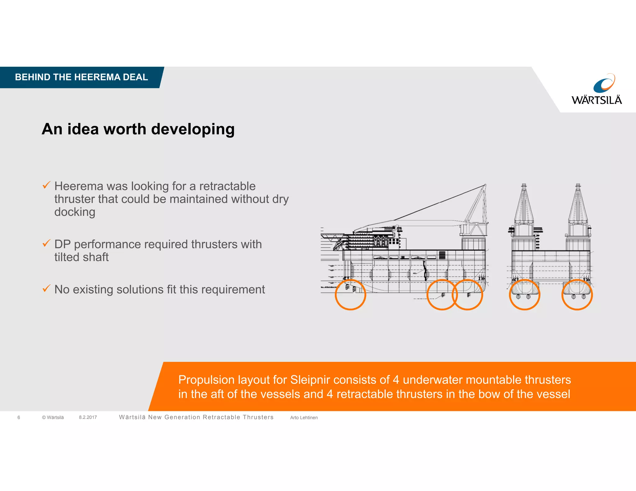 Wärtsilä New Generation Rectractable Thrusters | PDF
