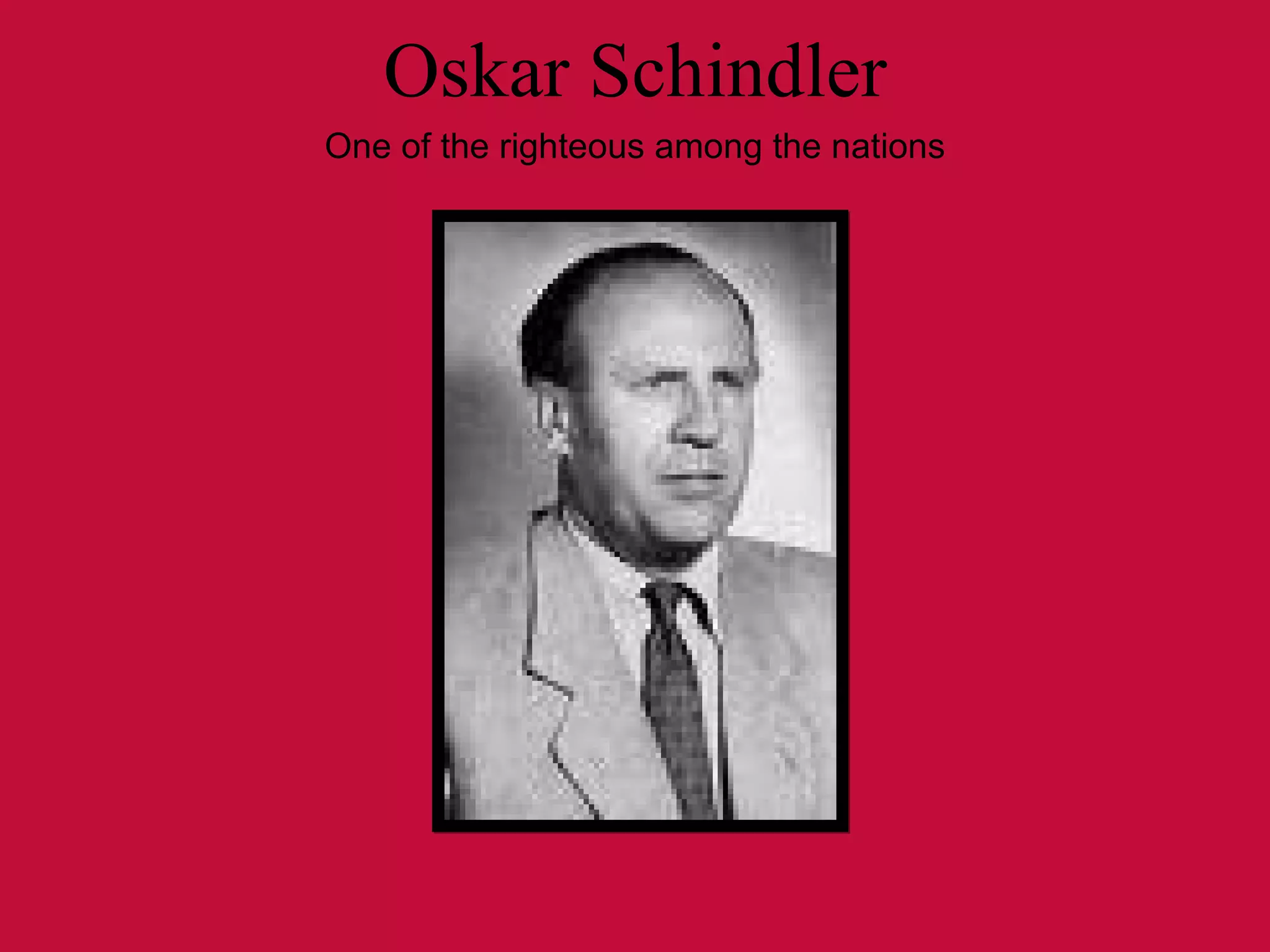Oskar Schindler | PPT