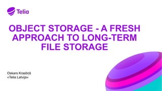 Object Storage | PPT
