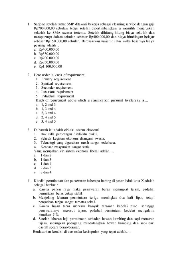 Osk ekonomi 2008 | PDF