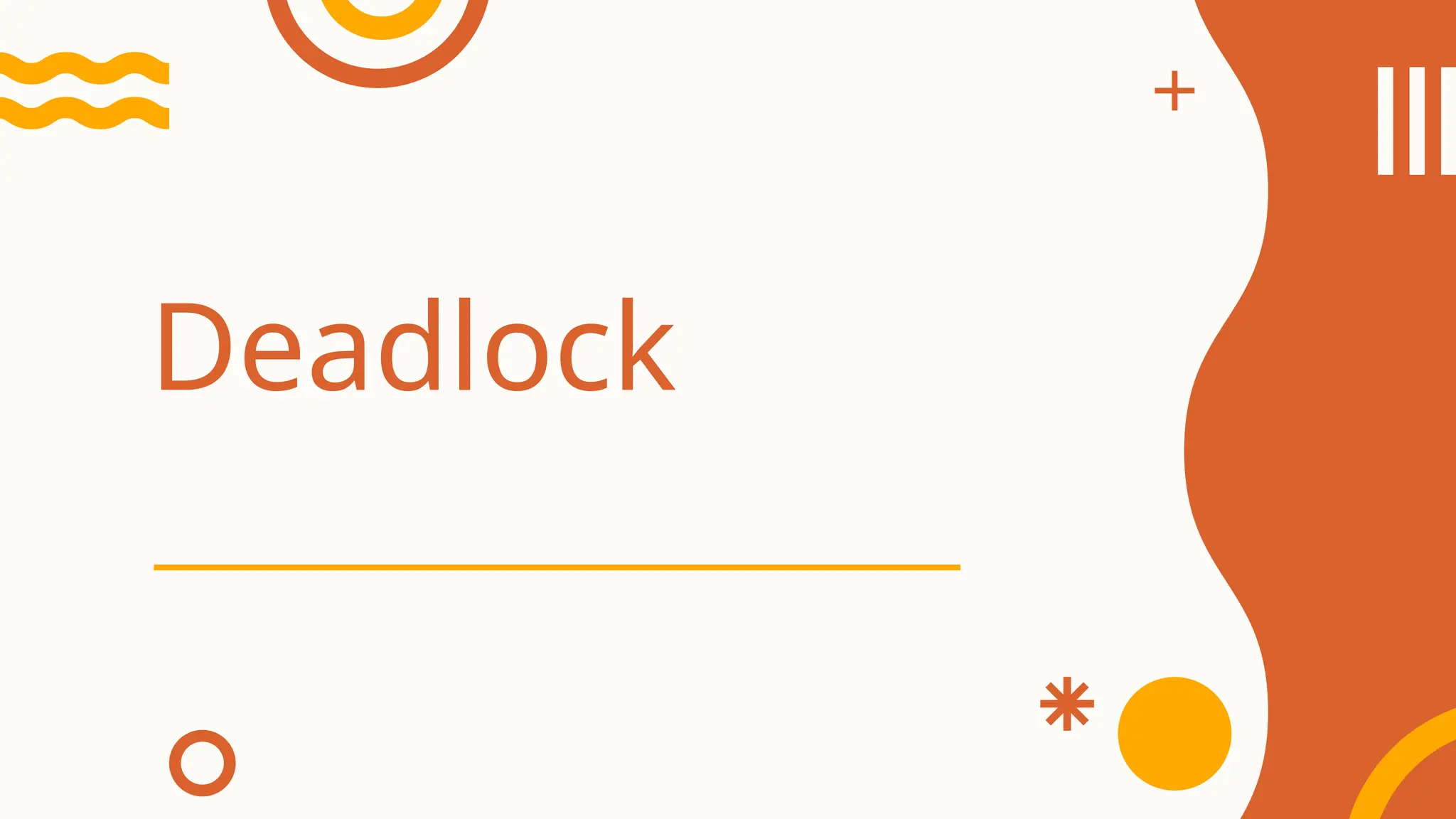 Deadlock - Operating System (Presented at United International University) | PPTX